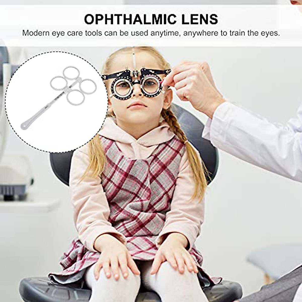 Baluue ±50 Optical Flipper Flip Trial Lens Confirmation Optometry Instrument