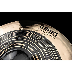 Meinl Cymbals Classics Custom Dual 20" Crash Cymbal for Drum Set, Dark/Brilliant — Made in Germany — B12 Bronze, 2-Year Warranty, (CC20DUC)
