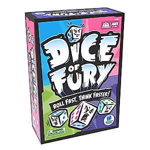 Educational Insights Dice of Fury Fast Paced Family Dice Game, Toy Gift for Boys & Girls, Teens & Adults, Ages 7-99