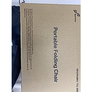 Sportneer Portable Folding Lightweight Camping Chair Camp Chair for Adults Foldable Compact Beach Backpacking Chairs Outdoor Chair for Camping Hiking Lawn Picnic Outside Travel (2, Orange)