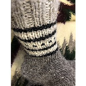 Wool socks for women, Hand Knitted Woolen Socks of natural wool, Wool socks for men, Large Sizes, Extra Thick, Bed wool socks, Winter socks, Warm socks, Cozy socks, Made In Ukraine (Men's 11-11.5)