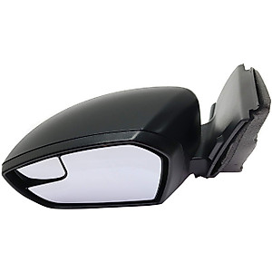 Kool Vue Mirror Compatible with Ford Escape 2017-2018 Driver Side Power Manual Folding Non-Heated with BSG Textured Black