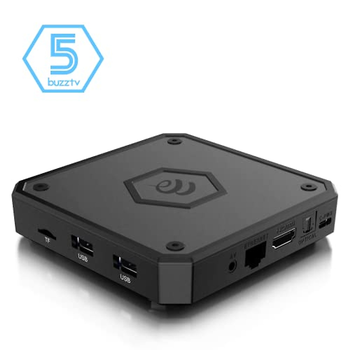 BuzzTV E5 TV Box - Android OS 11 - Amlogic S905X4 Quad-core 64bit Cortex - A55-2GB DDR - 32GB eMMC