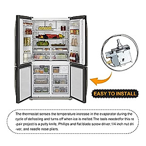 AC 220V 6A 3 Pin Freezer Refrigerator Thermostat WDF-18