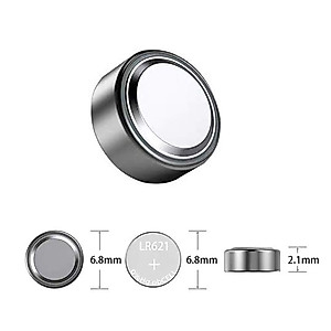 SKOANBE 10PCS LR621 AG1 SR621SW 364 LR60 164 1.5V Watch Battery