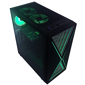 Alarco Gaming PC Desktop Computer Intel i7 3.40GHz,16GB Ram,1TB Hard Drive,Windows 10 pro,WiFi Ready,Video Card Nvidia GTX 750 4GB, 3 RGB Fans with Remote