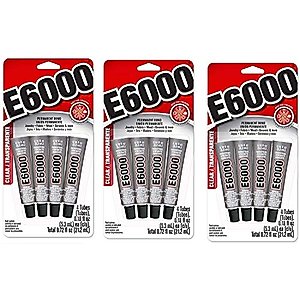 E6000 5510310 Craft Adhesive Mini, 3 Pack