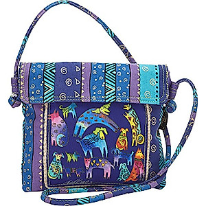 Laurel Burch Mythical Dogs Crossbody (Multi)