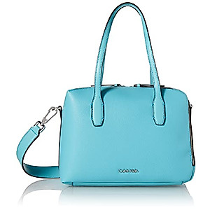 Calvin Klein Brenda Top Zip Satchel, Turquoise