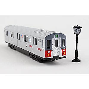 Daron MTA Diecast Subway Car Silver Medium