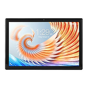 Airshi 10.1 Inch Tablet, Unlocked 4G Tablet PC White 100‑240V Octa Core for Student Office Home (US Plug)