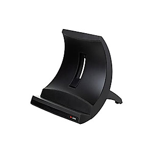 3M Laptop Stand, Raise Screen Height to Reduce Neck Strain, Vertical Design Allows You to Bring Screen Closer, Compact Foot Print Saves Desk Space, Non-Skid Base Keeps Laptop Secure, Black (LX550)