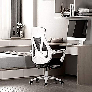 ZLBYB Capacity Ergonomic Computer Mesh Recliner Executive Swivel Office Desk Chair Task Chair and Lumbar Support (Color : OneColor)