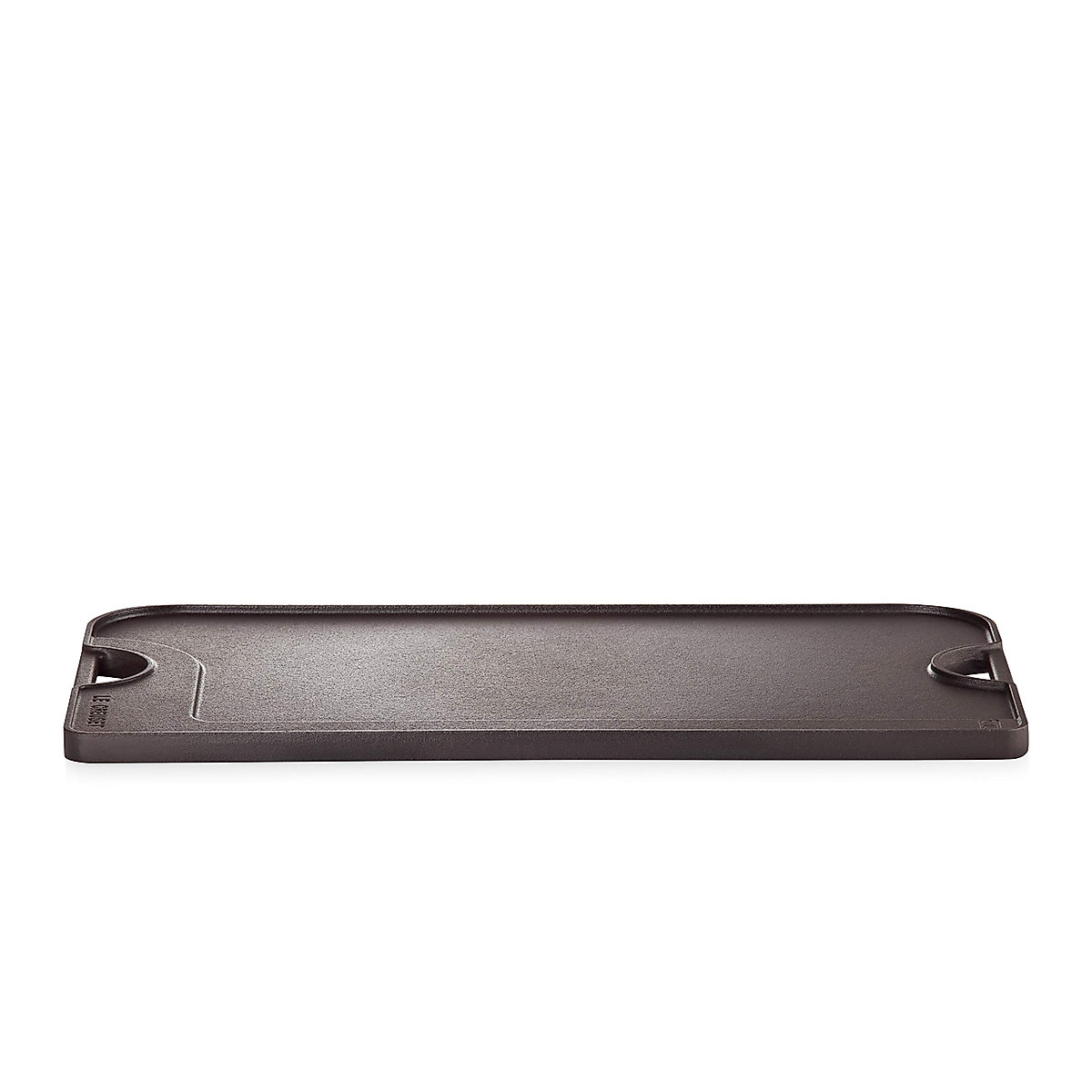 Le Creuset Enameled Cast Iron Giant Reversible Grill/Griddle, 10" x 18.5", Licorice