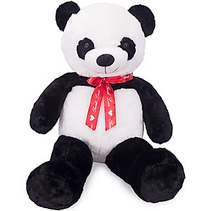 LOVOUS Super Soft Giant Stuffed Animal Panda Bear Plush Toy Gifts Kids, 5.2ft(62")