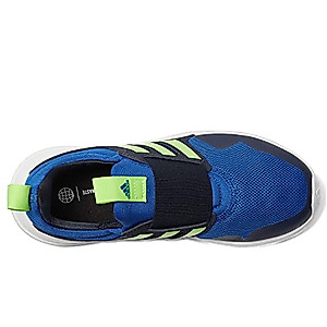adidas ACTIVERIDE 2.0 Running Shoe, Ink/Solar Green/Team Royal Blue, 2 US Unisex Little Kid