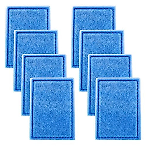 MyfatBOSS 20 Gallon Fish Tank, Aquarium Filter Cartridge Replacement, 10-20 Gallon Fish Tank Power Filter Cartridge Replacement for EZ-Change #2,8 Pack