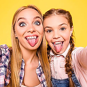 Fake Teeth Vampire Teeth Gnarly Teeth Gag Teeth Ugly Teeth Joke Teeth Denture Funny Teeth Costume for April Fool‘s Day Party Favors, 24 Pieces (Blood Style, Classic Style)