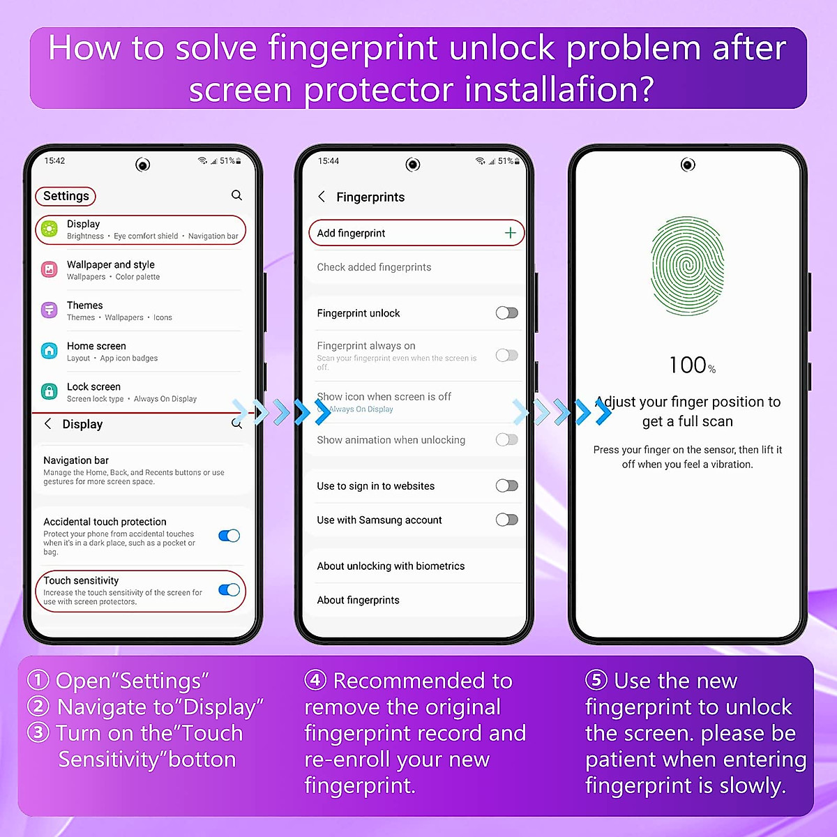 Lesakit 2 Pack Anti-Blue Light Privacy Screen Protector for Galaxy S20 Plus [Not Glass], [Support Fingerprint ID] Anti Spy TPU Flexible Film for Samsung Galaxy S20 Plus 6.7 inch - Purple