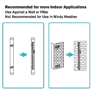 LUCKYERMORE 118”L x 78.7" H Folding Retractable Side Awning Wall, Cut View and Add a Private Space, Waterproof, UV-Resistant Sun Shade Wind Screen Easy-Assembled, Pole Post Mounted, Gray