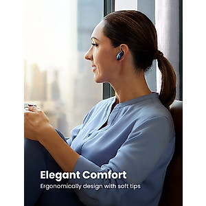 UGREEN X5 Wireless Earbuds Bluetooth 5.2, in-Ear Wireless Earphones with 4 Mics, CVC 8.0 Noise Cancelling for Clear Calls, AptX HiFi Stereo Adaptive Bluetooth Earbuds, 28h Playtime, Touch Control