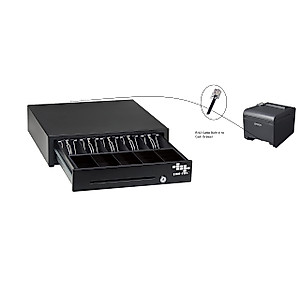 POS Hardware Bundle for Square - Cash Drawer and Thermal Receipt Printer,[Compatible with Square Stand and Square Register]