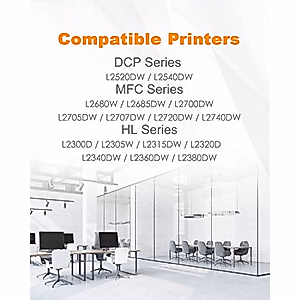 Galada Compatible Toner Cartridge Replacement for Brother TN630 TN660 TN-630 TN-660 for Dcp-l2520dw Dcp-l2540dw Mfc-l2700dw Mfc-l2720dw Mfc-l2740dw Hl-l2340dw Hl-l2320d Hl-l2360dw Hl-l2380dw 2 Pack