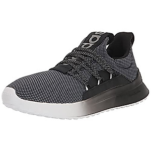 adidas Men's Lite Racer Adapt 5.0 Running Shoe, White/Black/White, 9.5