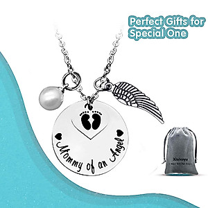 Xiahuyu Loss Memorial Gifts Baby Memorial Jewelry Pregnancy Loss Miscarriage Gifts Remembrance Gifts Sympathy Gifts for Infant Child Baby Loss