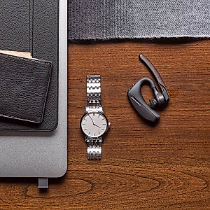 Plantronics - Voyager 5200 UC (Poly) - Bluetooth Single-Ear (Monaural) Headset - Compatible to connect to your PC and/or Mac - Works with Teams, Zoom & more - Noise Canceling