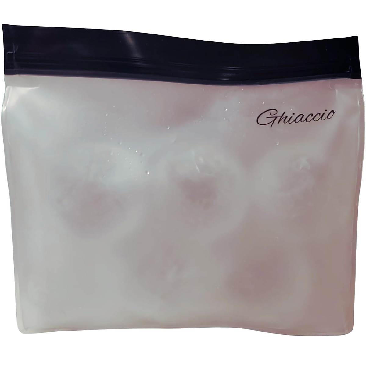 Ghiaccio Reusable Ice Bag - Premium Ice Storage Bags, Plastic Free and BPA Free, Freezer Safe and Leakproof Silicone for Long-Lasting Freshness (Pack of 3)