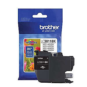 Brother Printer LC3011BK Singe Pack Standard Cartridge Yield Upto 200 Pages LC3011 Ink Black
