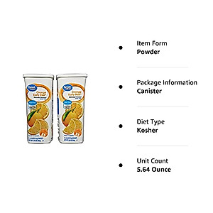 Great Value Orange Early Rise Drink Mix, 5 Count (Pack of 2)