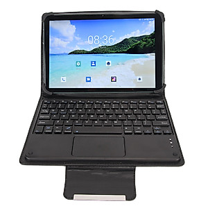 10.1 Inch Android 12 Tablet, 2 in 1 Tablet with Keyboard & Case, 4G Cellular Tablet, Octa Core CPU, 8GB RAM 256GB ROM, FHD Display, Dual Camera, WiFi, BT5.0, 7000mAh Battery (Green)