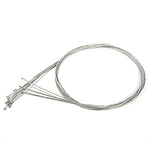 Bike Shifter Cable 10pcs, Derailleur Cable, Road Shift Cable Set, Braking Line Wire Repair Replacement Accessory for Mountain Bike Road Bike