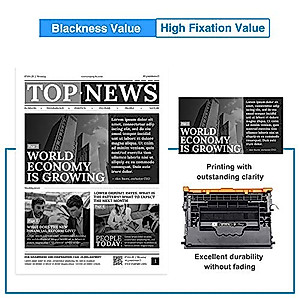 TRUE IMAGE Compatible Toner Cartridge Replacement for HP CF237A 37A Work for Enterprise M607n M607dn M608dn M608n M608x M609 M609x MFP M632 M631 M633fh M631h Printer (Black, 2-Pack)