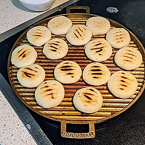 VIKO® Budare Pro Grill arepas precurado 30cm 12" Grill-Griddle @vikogrills Gauchogrillx® Hecho en Venezuela