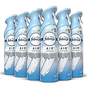 Febreze AIR Effects Air Freshener Linen & Sky, 8.8 oz (Pack of 6)