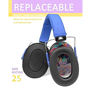 PROHEAR 032 Kids Ear Protection - Noise Cancelling Headphones Ear Muffs for Autism, Toddlers, Children - SYMBOL MUSIC