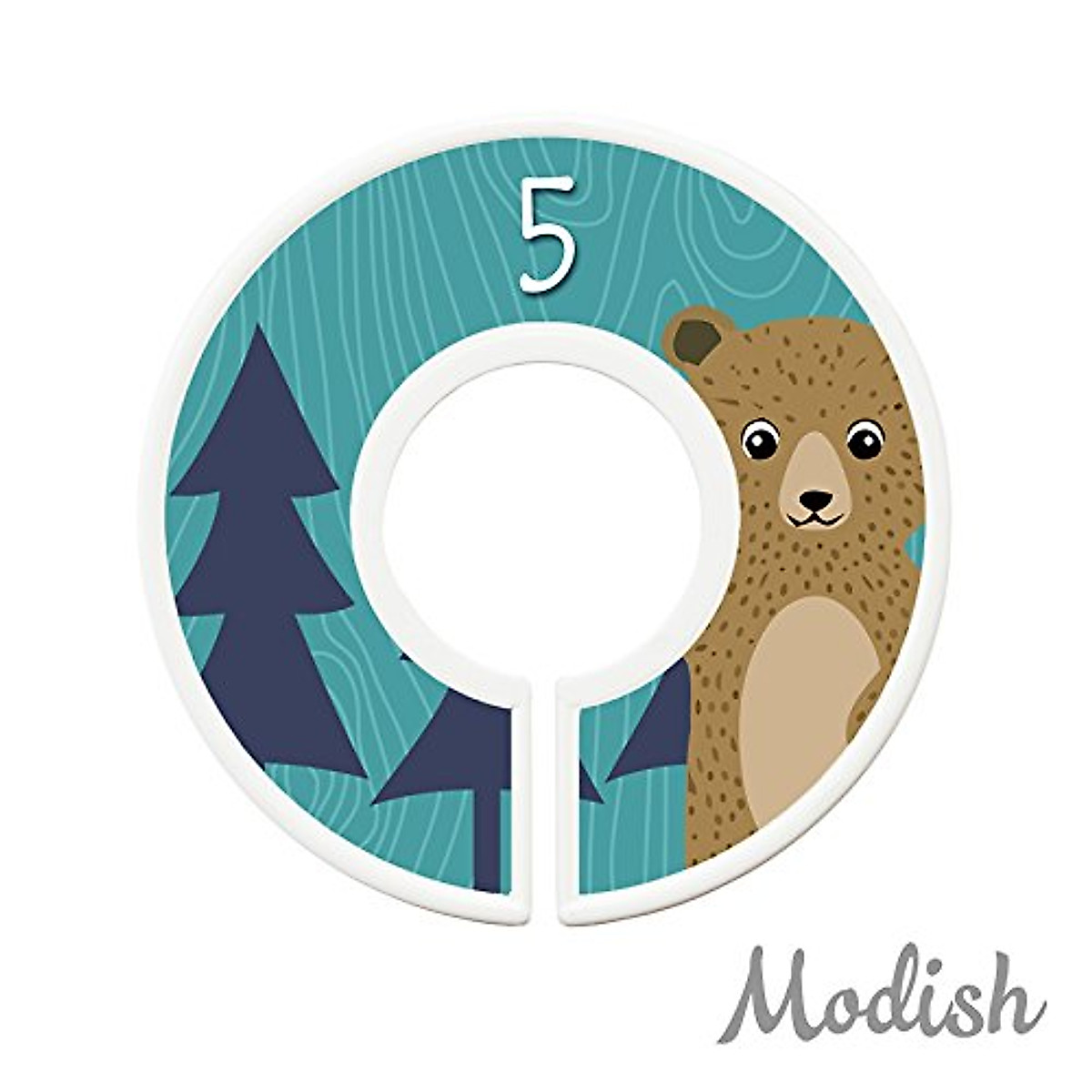 Modish Labels Kids Clothes Size Dividers, Clothes Organizer for Kids, Size Dividers, Closet Organizer System, Closet Dividers, School Clothes, Boy, Woodland, Fox, Bear, Owl, Hedgehog (Toddler/Child)