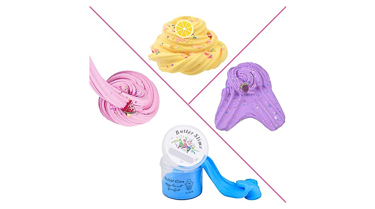 Scented Butter Slime Kit - Non-Sticky Fun for Kids