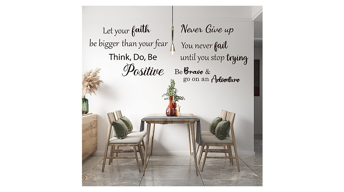 Inspirational Wall Decals: Motivational Quotes for Your Space
