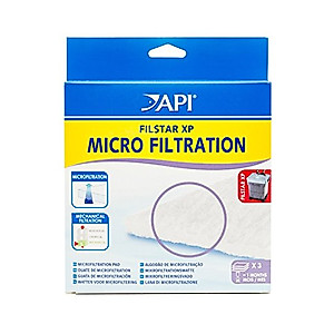 API FILSTAR XP MICROFILTRATION Aquarium Canister Filter Filtration Pads 3-Count, FILSTAR MICRO FILTRATION PADS