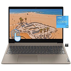 Lenovo 2022 Flagship IdeaPad 3 Laptop, 15.6" HD Touchscreen, Intel Dual Core i3-1115G4 (Upto 4.1GHz,Beats i5-1030G7), 8GB RAM, 256GB SSD, UHD Graphics, HD Webcam, 7+ Hours, Win 11 S +HubxcelAccessory