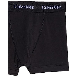 Calvin Klein Men's Cotton Stretch Multipack Boxer Briefs, Cobalt Water/Black/Navy, Large