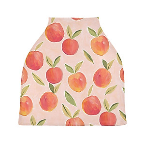 Nursing Cover Breastfeeding Scarf Peaches Painting- Baby Car Seat Covers, Stroller Cover, Carseat Canopy(9rh1b)