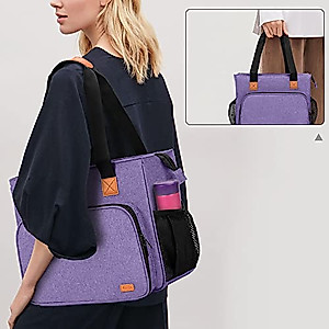 Luxja Embroidery Project Carrying Bag, Embroidery Kits Storage Bag (Bag Only), Purple
