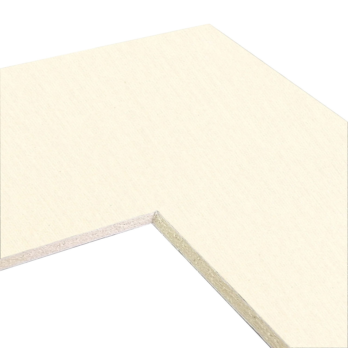 Craig Frames B407 Pre-Cut Mat Board for 20x30 Print, 24x36, Cream Linen
