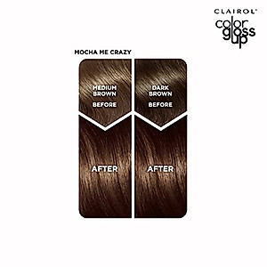 Clairol Color Gloss Up Temporary Hair Dye, Mocha Me Crazy Hair Color, Pack of 1