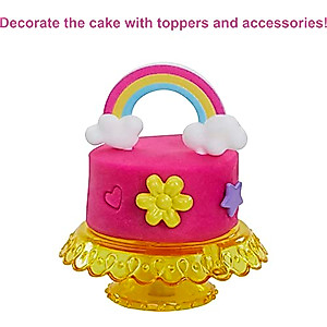Barbie Bakery Doll & Playset with Pink-Haired Petite Doll, Baking Station, Cake-Making Molds & Dough & 20+ Accessories